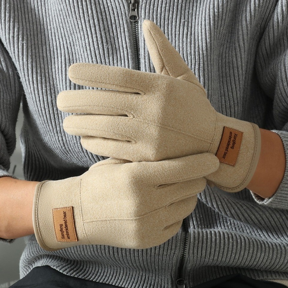 Warm Touch Screen Gloves Touchable Screen Driving Mittens Winter Gloves ...