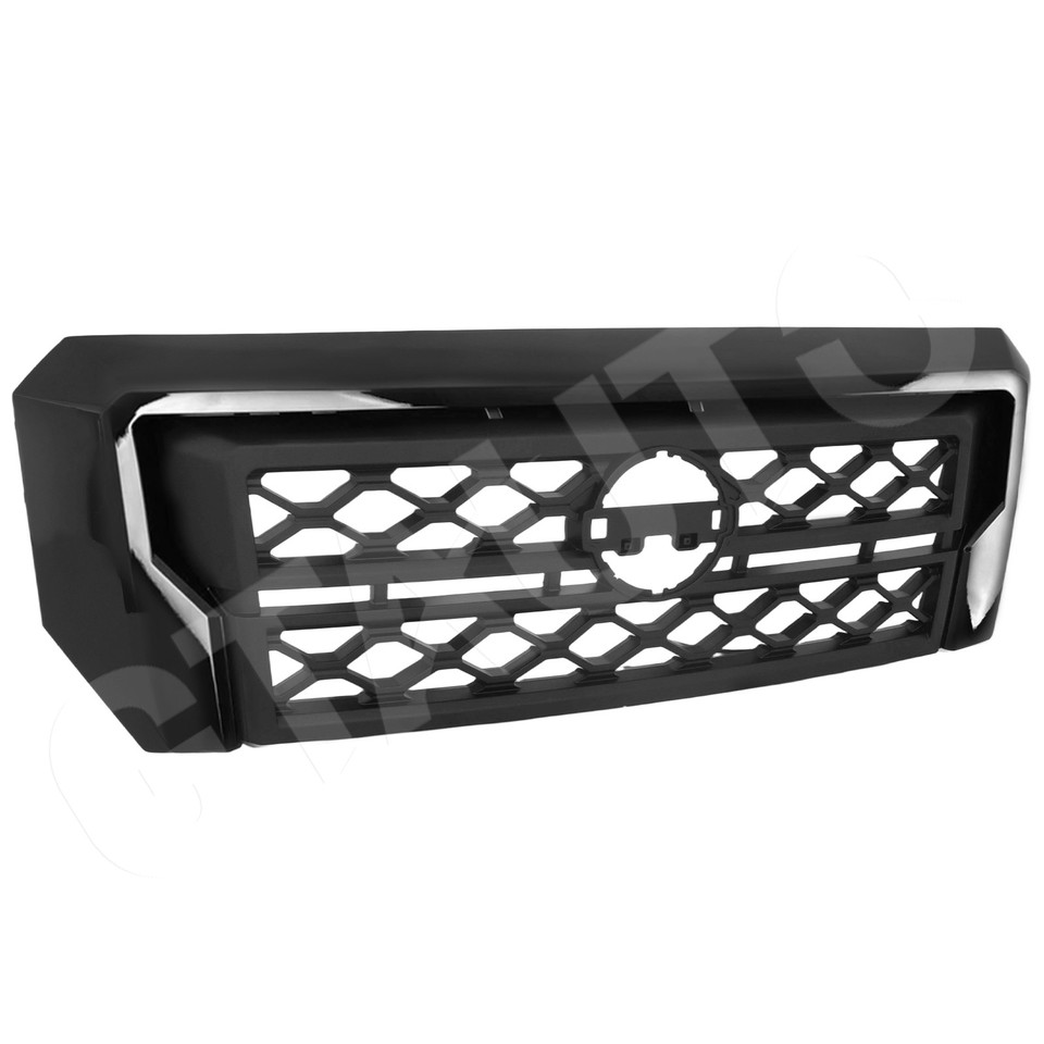 For 2022 2023 2024 Nissan Frontier Front Upper Grille Grill Black 62310 ...