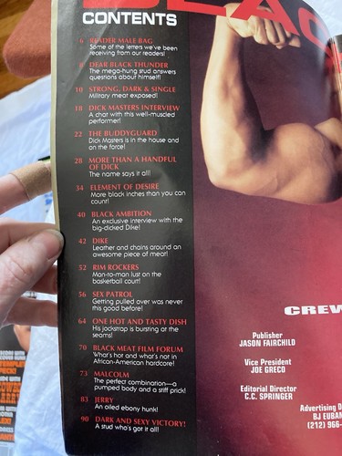 Black Inches Magazine Aug 1996Gay Interest Vintage Nude Mag 8/96 | eBay