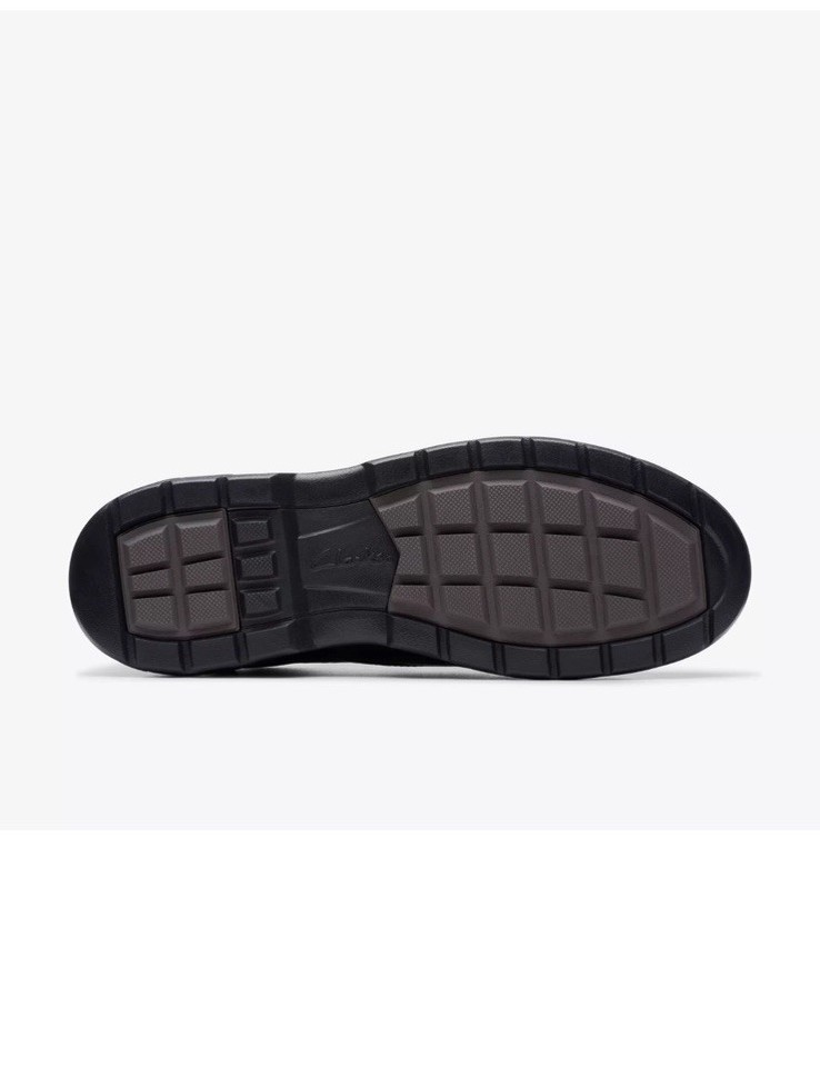 BNIB Mens Clarks ROCKIE WALK GTX Black Waterproof Leather Shoes UK 13 G ...