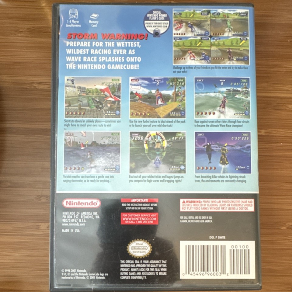 Nintendo Wave Race: Blue Storm GameCube 2001 CIB Manual Multiplayer | eBay
