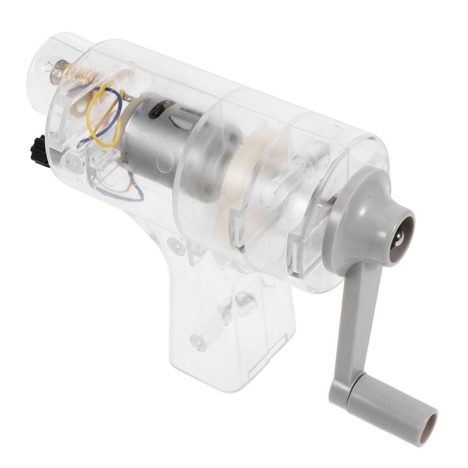 Diy Electric Generator Electricity Hand Crank Science Experiment | eBay ...