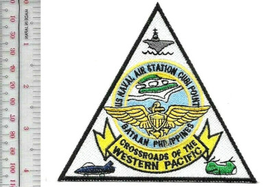 US Navy Philippines Naval Air Station NAS Cubi Point Bataan Patch vel ...