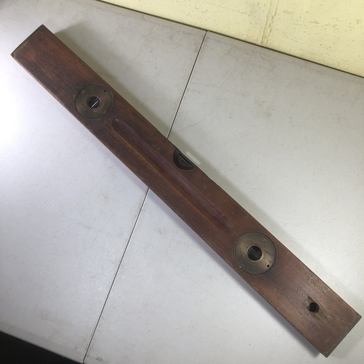 Antique Vintage Wood Levels Stanley, Vintage Wooden Level, 24 Inches,