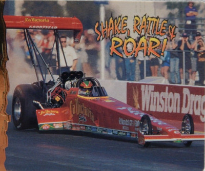MIKE DUNN LA VICTORIA SALSA TOP FUEL DRAGSTER NHRA TRADING CARD #7 | eBay