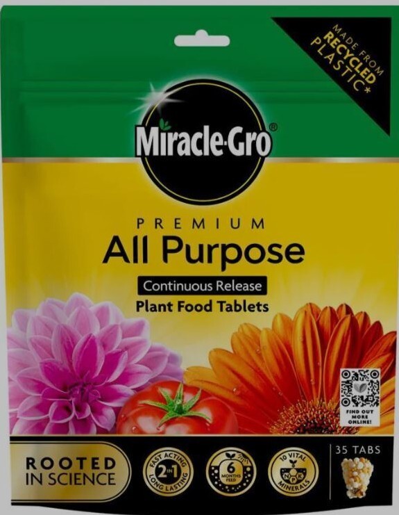 Miracle-Gro Grow All Purpose Soluble Plant Food or Continuous Release ...