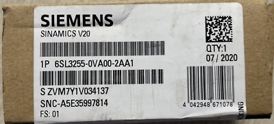 NEW Siemens 6SL3255-0VA00-2AA1 6SL3 255-0VA00-2AA1 | eBay