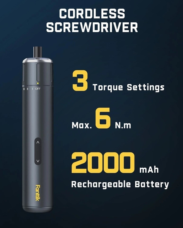 Fanttik N100 NEX Studio Electric Screwdriver Tool Kit Open Box | eBay