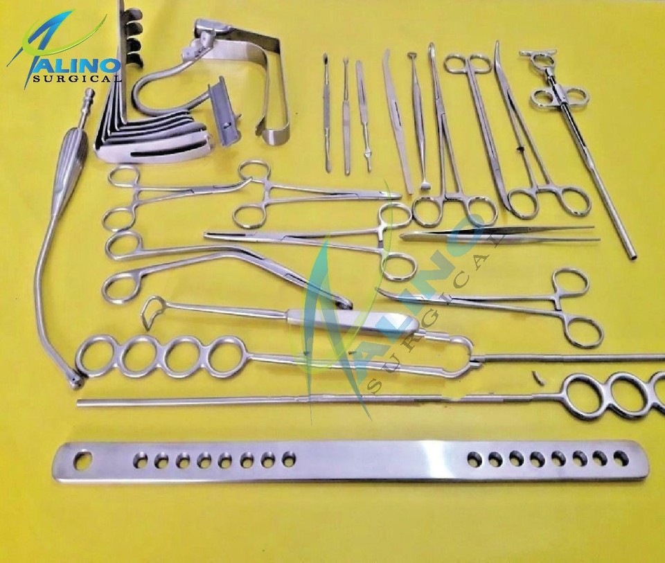 Tonsillectomy Set of 27 pcs Surgical Instruments - Best Quality ...