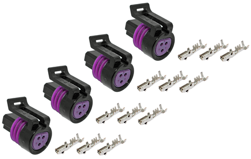 Genuine 12078090 150 Series 3 Way Connector Kit w/ 18-16 AWG Terminals ...