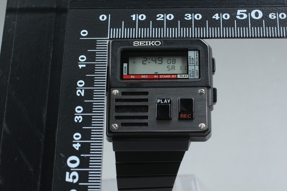 Rare *Near MINT* SEIKO Voice Note M516-4000 1983 GHOSTBUSTERS Quartz ...