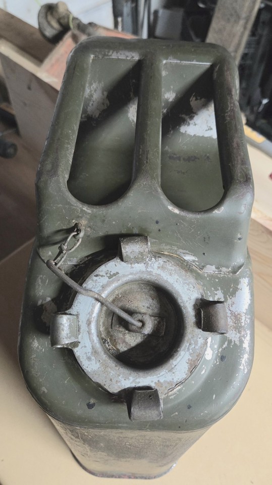 1945 Military WW2 Vintage Jerry Can w/Stopper: Metal Gas Can | eBay