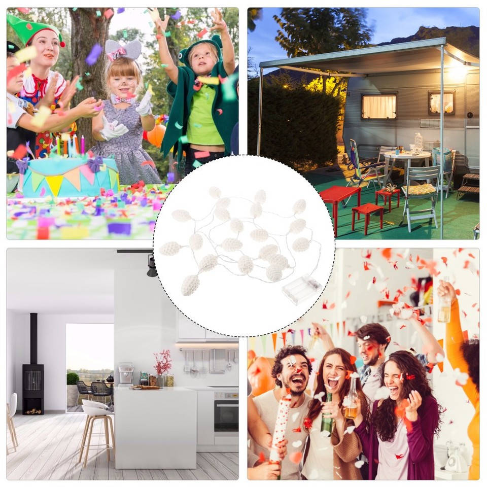 Pine Cones Design String Lamp Decorative Light Lights Decoration LED ...