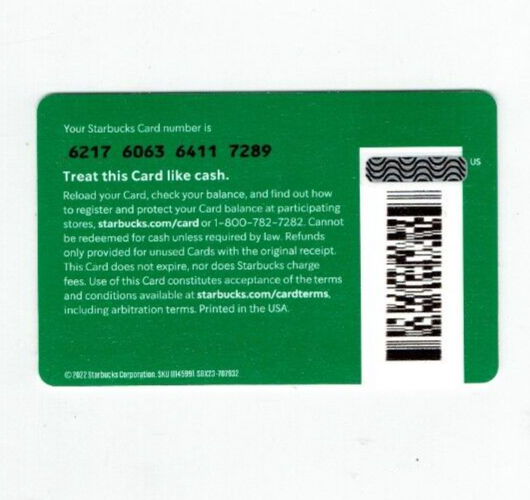 STARBUCKS Gift Card 2023 Summer - c2022 - Colllectible - NO Value - I ...