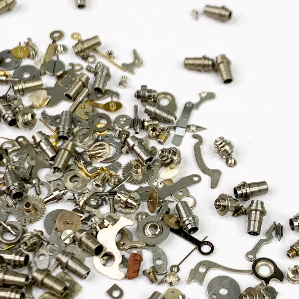 10 Grams Tiny Watch Parts Steampunk Screws Gear Nail Art Watchmaker Lot ...