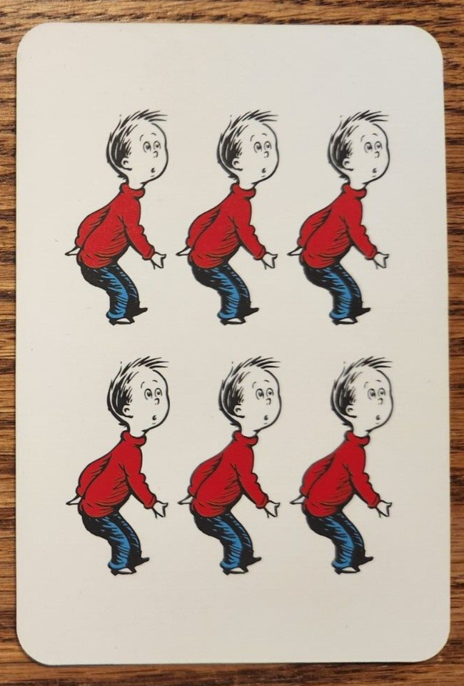 Dr. Seuss Counting Number 6 Six Card Junk Smash Journal Scrapbook ...