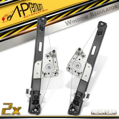 A-Premium 2x Rear Left & Right Power Window Regulator for BMW E90 E91 ...