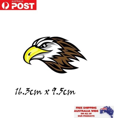 PVC Falcon Hawk Eagle Bird Sticker Vinyl Decal Car Ute Truck Motorbike ...