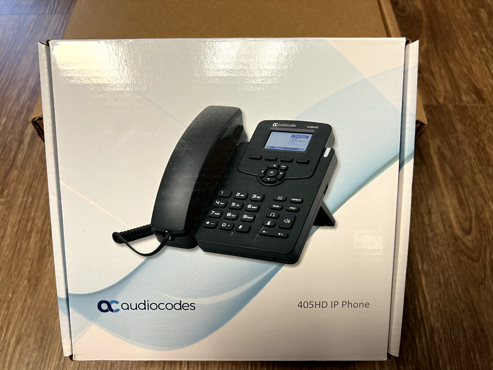 AudioCodes 405HD IP 2-Line Phone *NEW* TEAMS/SKYPE/AREDN/MESH/SIP | eBay