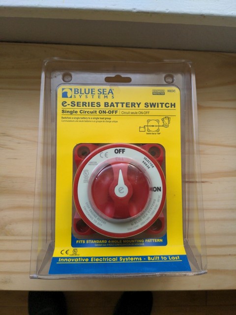 Blue Sea Systems E-series 9003E Single Circuit Battery Switch for sale ...