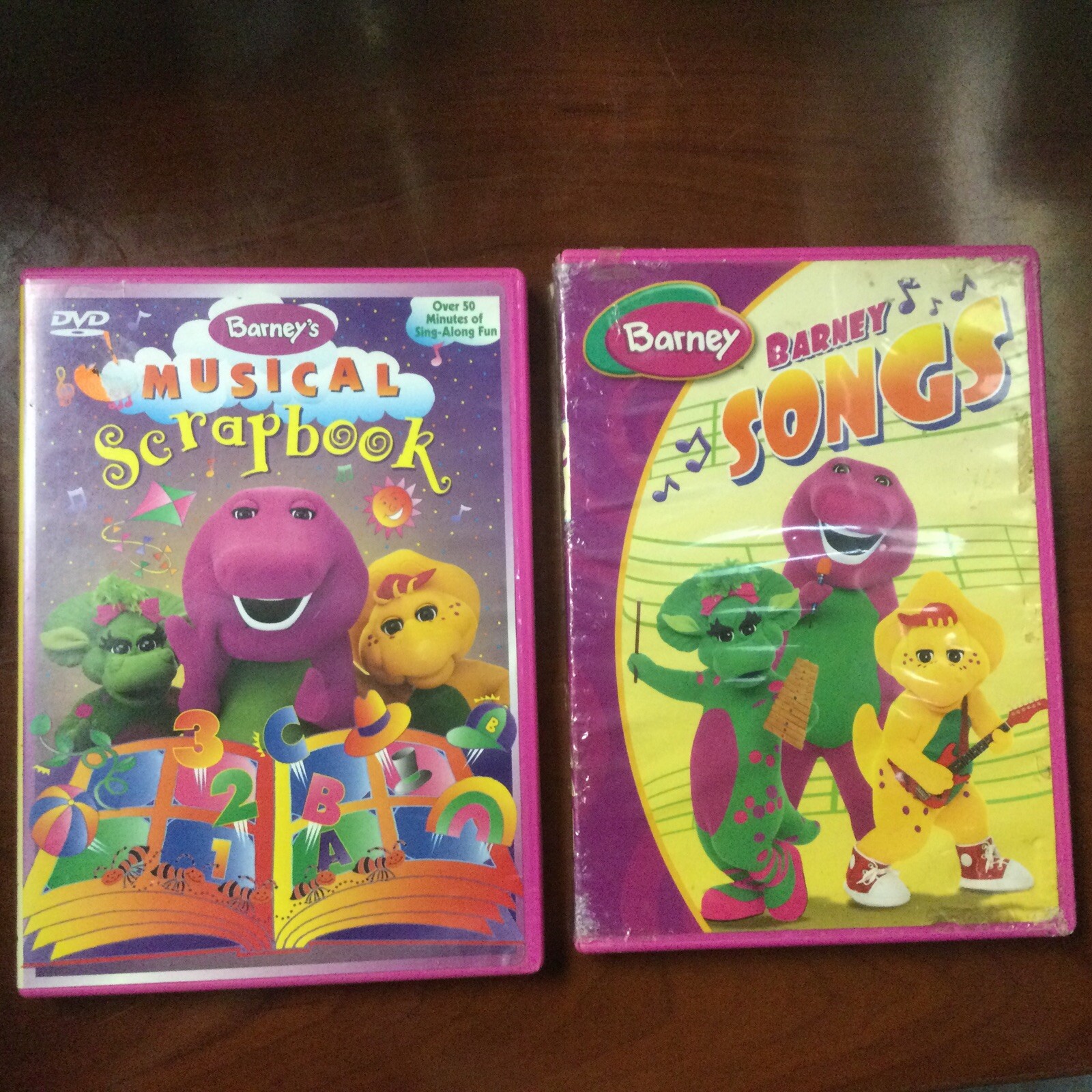 Lot Of (2) Barney's DVD’s Bundle. Tested. Musical Scrapbook & Barney ...