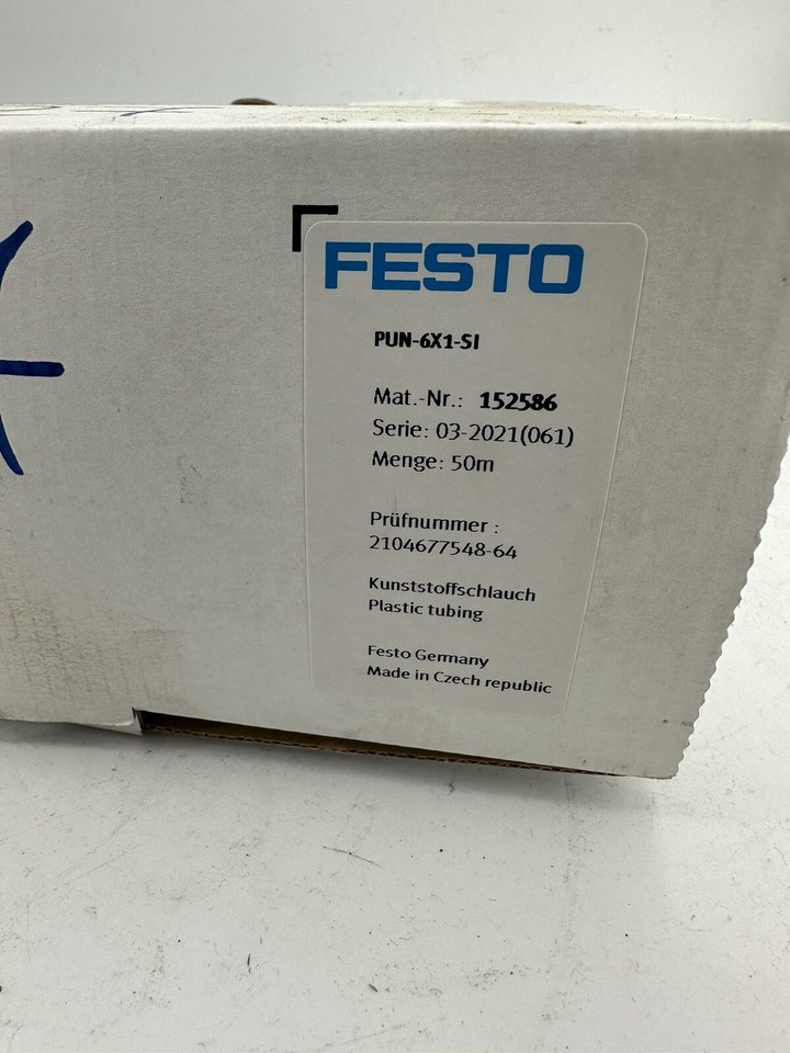 Hose D’Compressed Air, Tube Pneumatic 164ft Festo 152586 | eBay