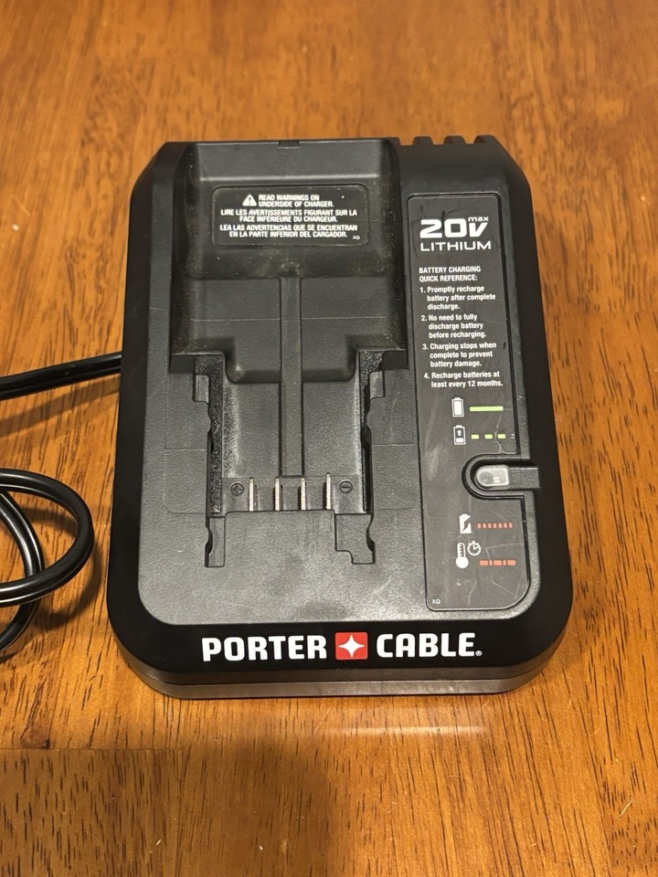 PORTER CABLE 20V IMPACT DRIVER DRILL WITH CHARGER, BATTERY, BAG, MANUAL PCC641 | eBay