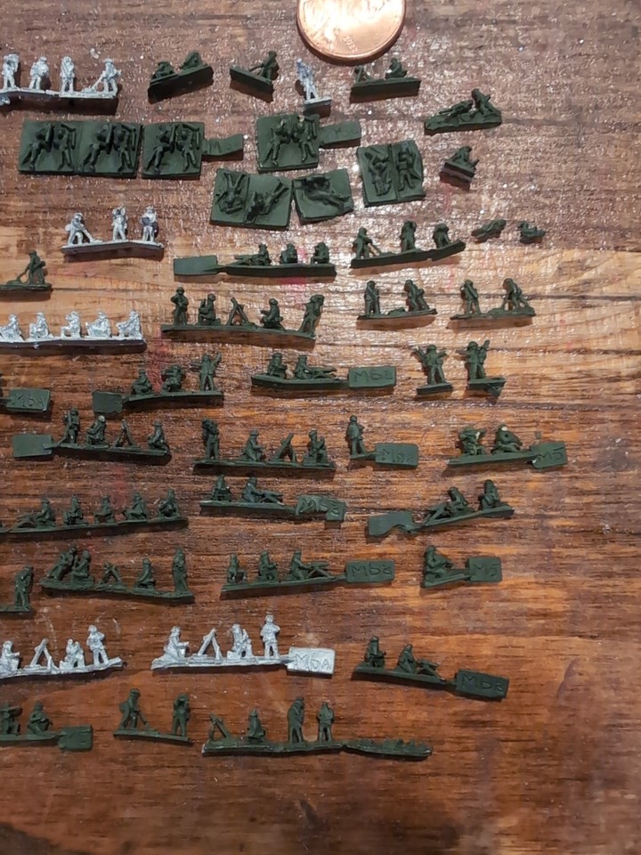 GHQ Modern Micro Armor Mixed 1/285 Infantry Pack Heavy Weapons, Mortars ...