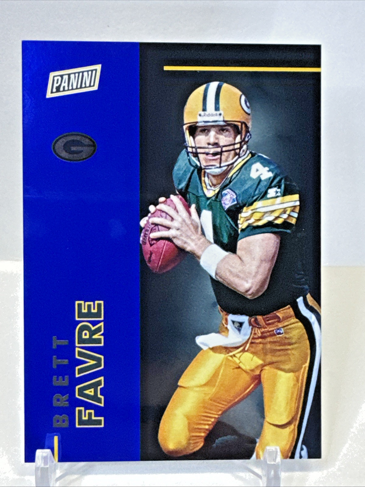 BRETT FAVRE 2022 PANINI THE NATIONAL #N4 BLUE FOIL PARALLEL /50 | eBay
