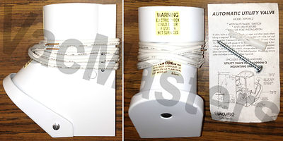 Vacuflo central vacuum surface mount UTILITY inlet valve! Fits ALL ...