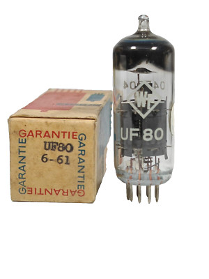 UF80=19BX6 RFT VACUUM PENTODE RF/IF -STAGE TUBE NOS FROM-1961 QTY-2 | eBay