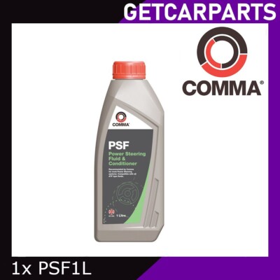 Comma PSF Power Steering Fluid & Conditioner Oil Lubricant 1L - PSF1L ...