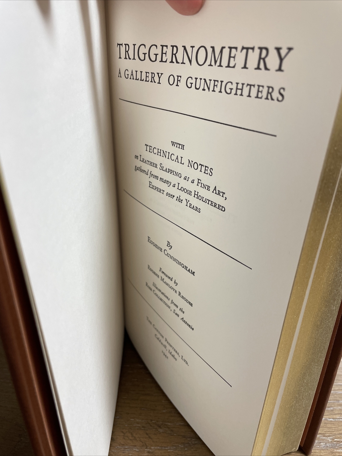 Firearms Classics Library (53): TRIGGERNOMETRY by Eugene Cunningham. | eBay