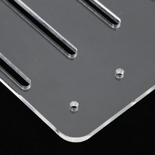 Clear Acrylic 4 Layer Hard Disk Drive Rack Desktop Computer 3.5 Inch ...