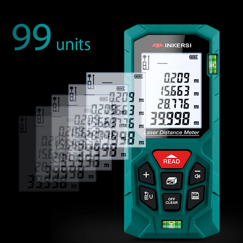 Laser Rangefinder Digital Tape Measure 40/70/120m High Precision Laser ...