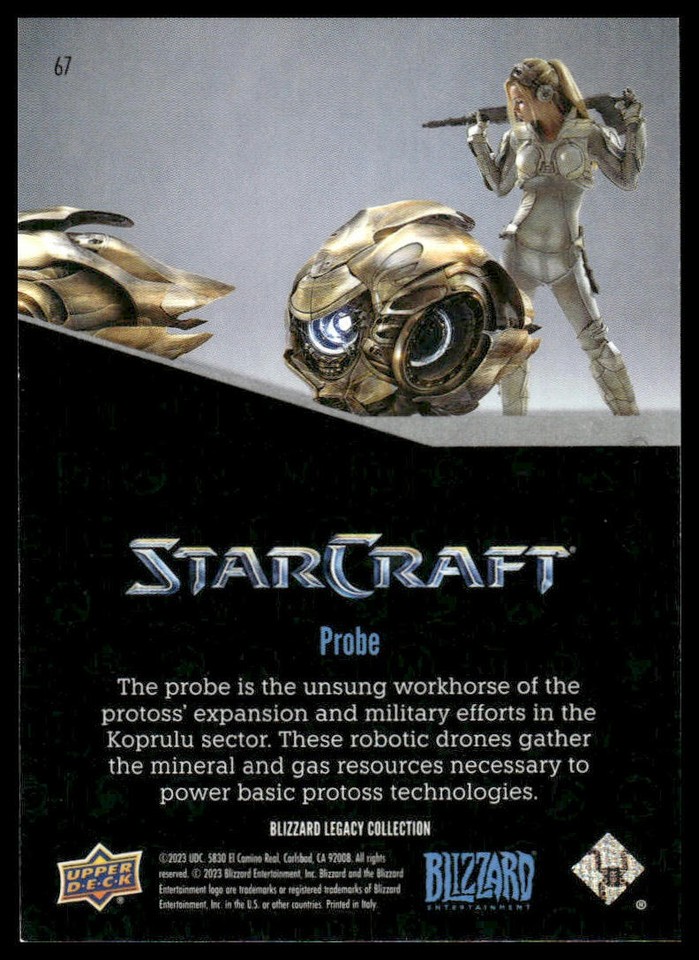 Probe / StarCraft 2023 Upper Deck Blizzard Legacy Collection #67 | eBay