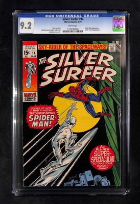 Silver Surfer #14 - CGC 9.2 - Spider-Man appearance | eBay