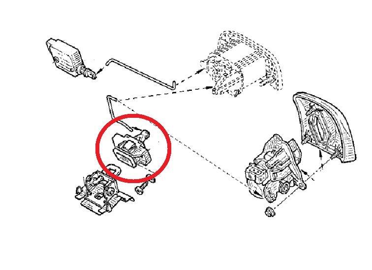 Tailgate Boot Lock Latch Catch Renault Clio Mk2 1998 to 2009 NEW ...