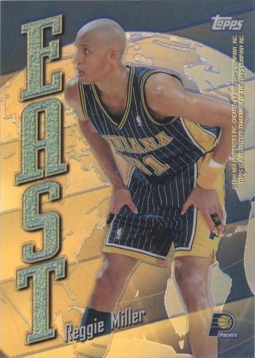 1998-99 Topps - East/West Reggie Miller, Jim Jackson #EW20 Refractor ...