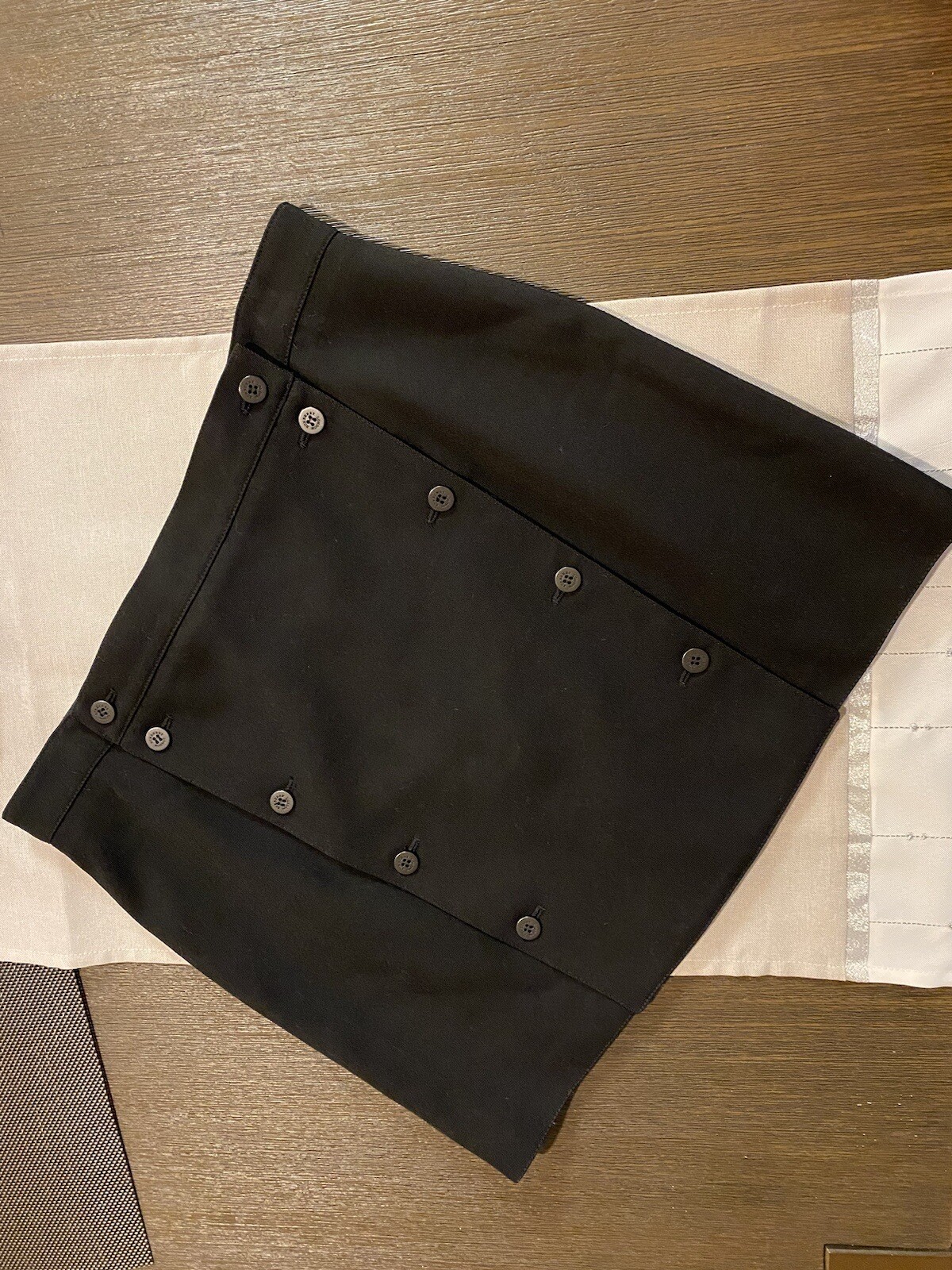 Burberry Wool Skirt Full Zip & Button Closure 2 Ways … - Gem