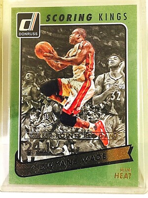 2015-16 Donruss Scoring Kings Dwyane Wade Career Points Per Game SP #'d ...