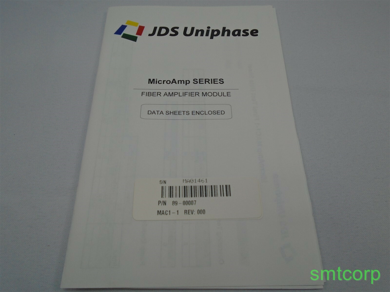JDS Uniphase Fiber Amplifier Module Part Number MAC1-1 | eBay