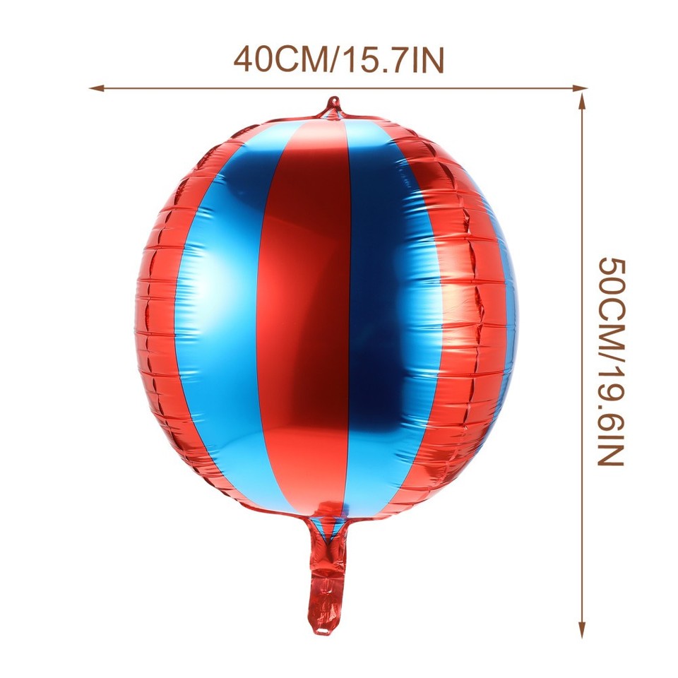 40 pcs Red And Blue Carnival Balloons Party Scene Props Party Balloons ...