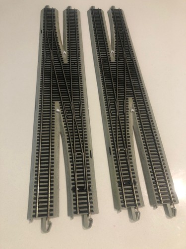 Bachmann 44137 / 44138 HO EZ-Track #6 Crossovers DCC (2) Left & Right ...