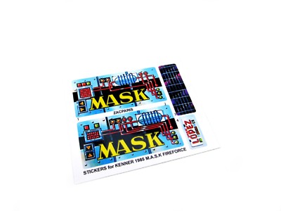 Stickers for KENNER M.A.S.K FIREFORCE Stickers Personalized - FIRE ...