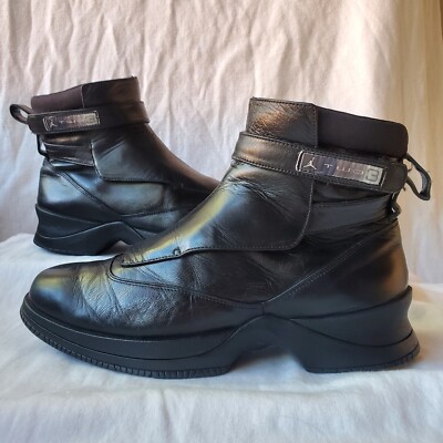 Vintage Nike Air Jordan Two3 Elegante Black 136091-001 Leather Boots ...