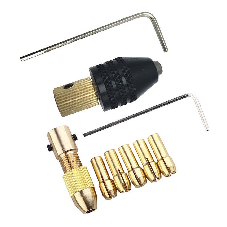 9x Mini Chuck 0.5-3mm Drill Collet Drill Bit Collet Chuck Tool | eBay UK