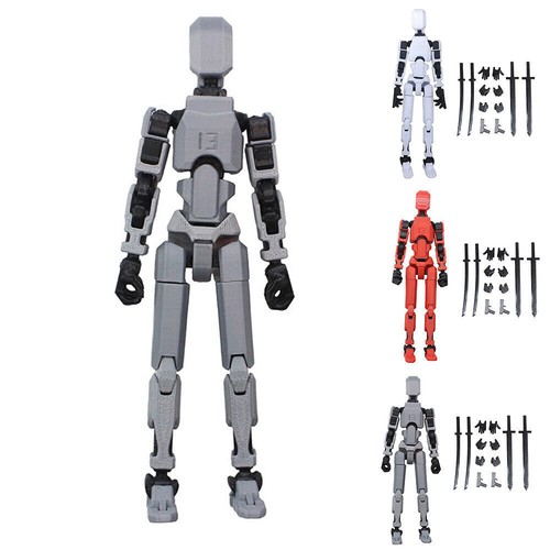 Titan 13 Robot Action Figure 3D Print T13 Jointed Movable Models Toys ...