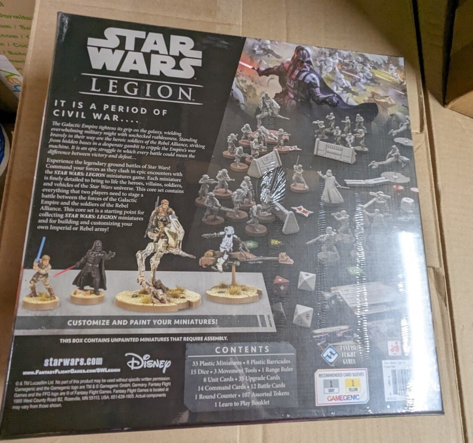 Star Wars Legion Core Set Starter Game FFG NIB/NEW FACTORY SEALED ...