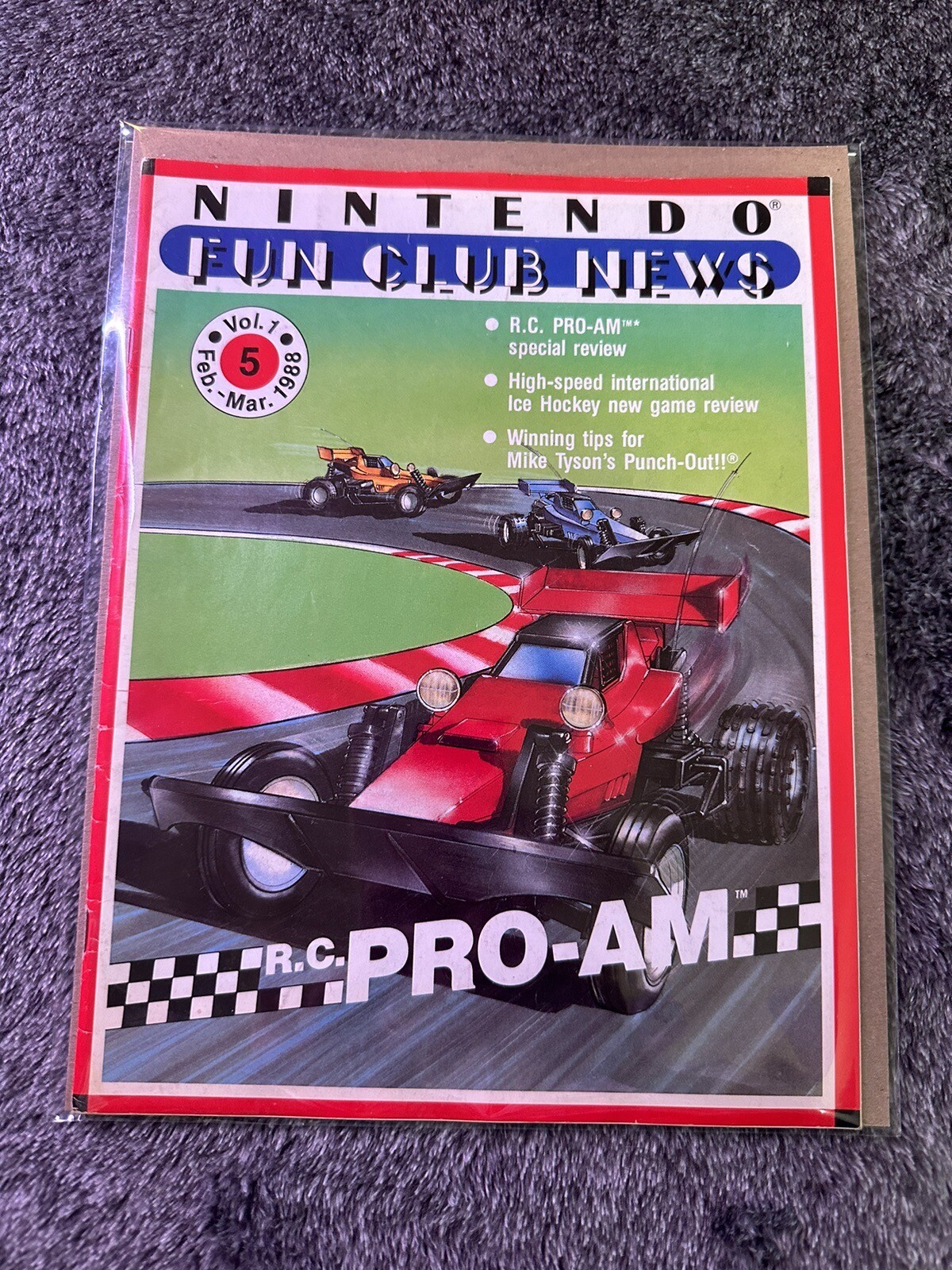 Nintendo Fun Club News Magazine Vol. 1 No. 5 1988 + Inserts (Excellent ...